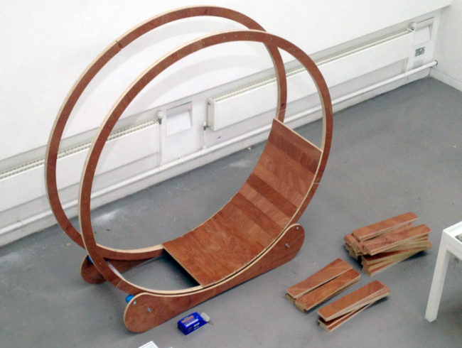 The Human-sized Hamster Wheel - Adriano Mescia